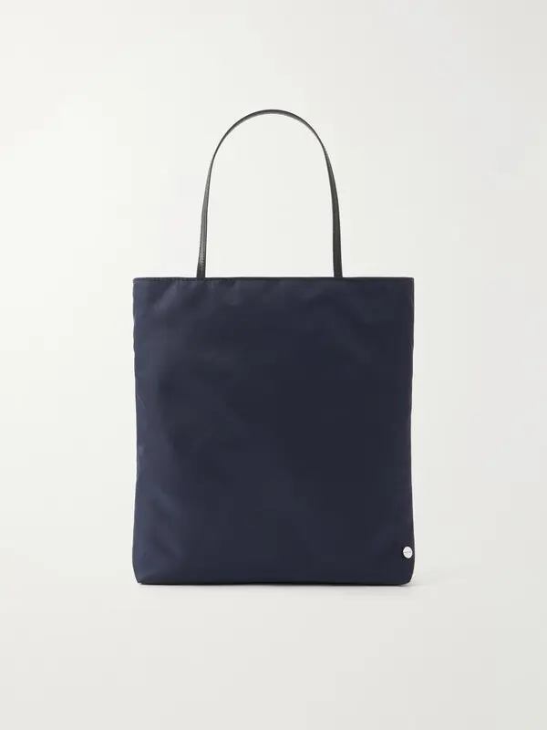VALESQUE Thea Nylon Tote Bag With Leather Trim