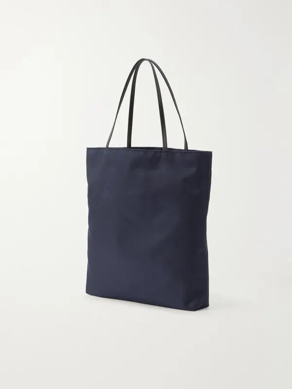 VALESQUE Thea Nylon Tote Bag With Leather Trim