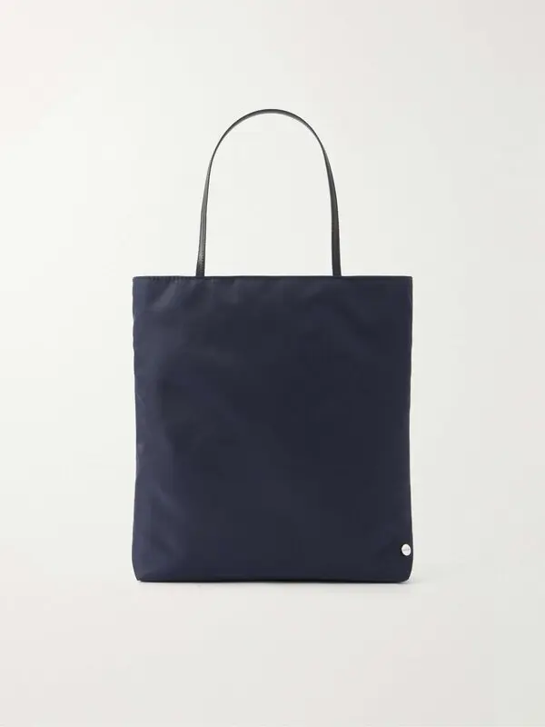 VALESQUE Thea Leather-trimmed Nylon Tote Bag