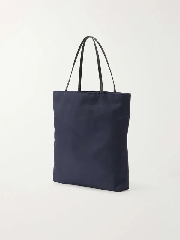 VALESQUE Thea Leather-trimmed Nylon Tote Bag