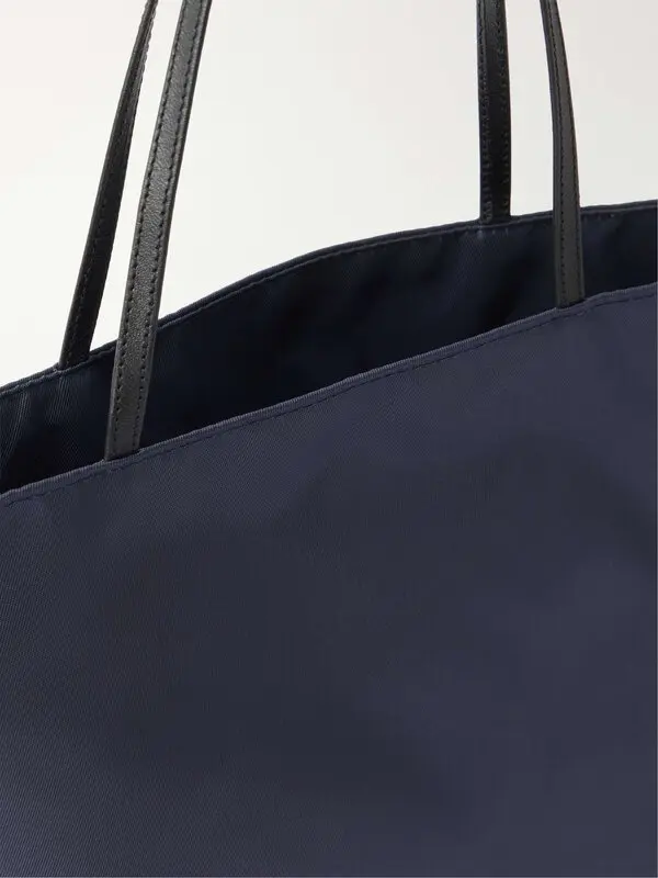 VALESQUE Thea Leather-trimmed Nylon Tote Bag