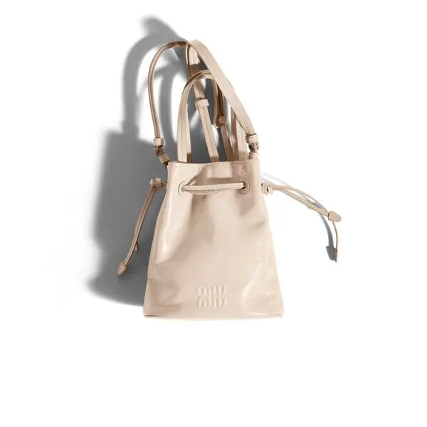 Miu Miu Shiny Leather Pouch
