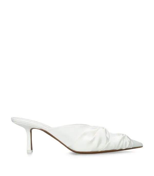 NEOUS Satin Geminga Heeled Mules 65