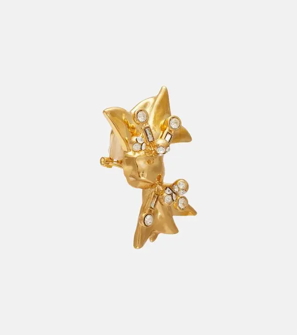 Oscar De La Renta Embellished Clip-on Earrings