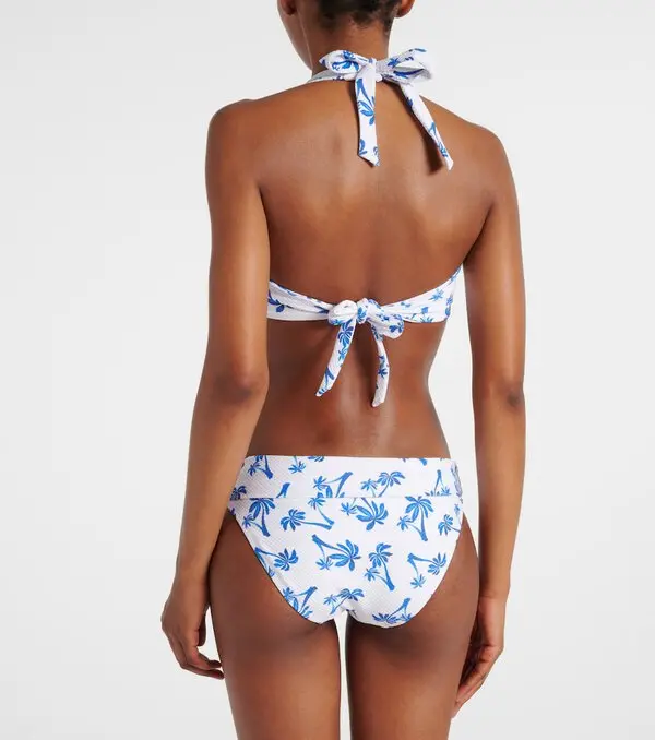 Heidi Klein Palm Beach Printed Bikini Top