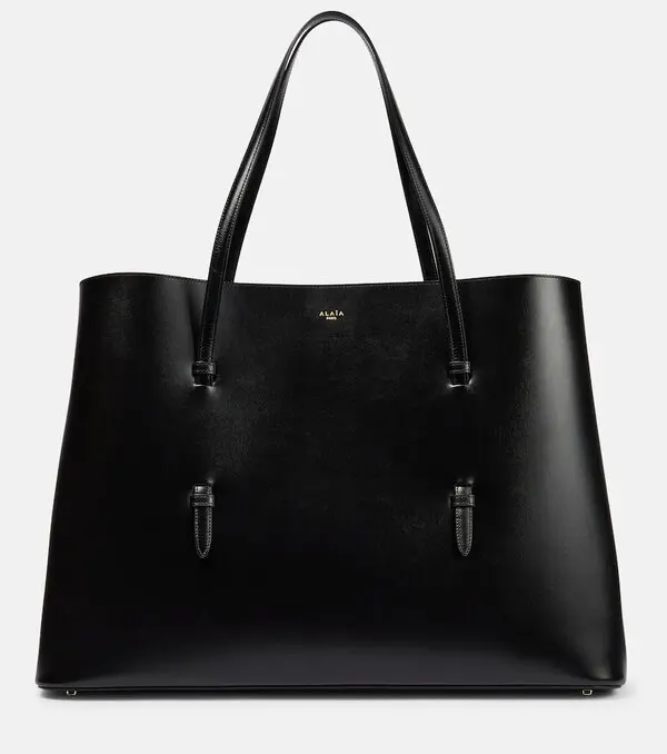 Alaïa Mina 50 Large Leather Tote Bag