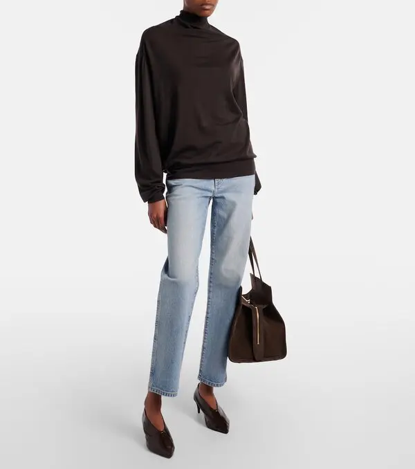 Khaite Abigail High-rise Straight Jeans