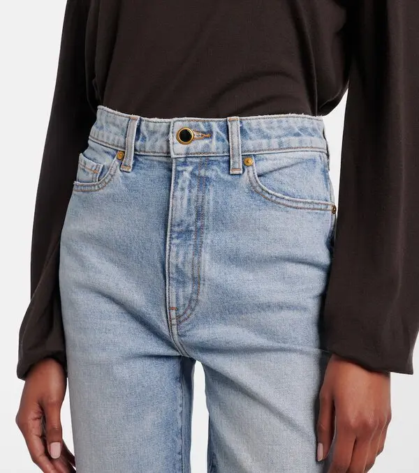 Khaite Abigail High-rise Straight Jeans
