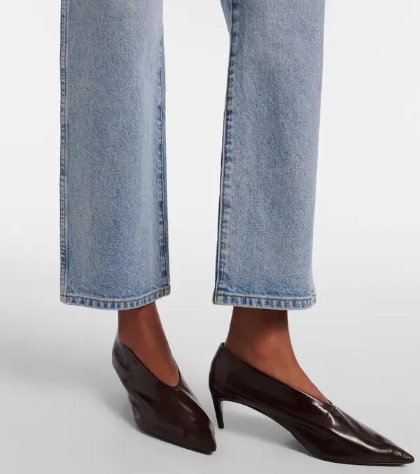 Khaite Abigail High-rise Straight Jeans