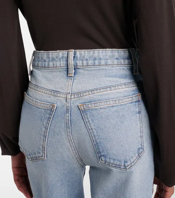Khaite Abigail High-rise Straight Jeans