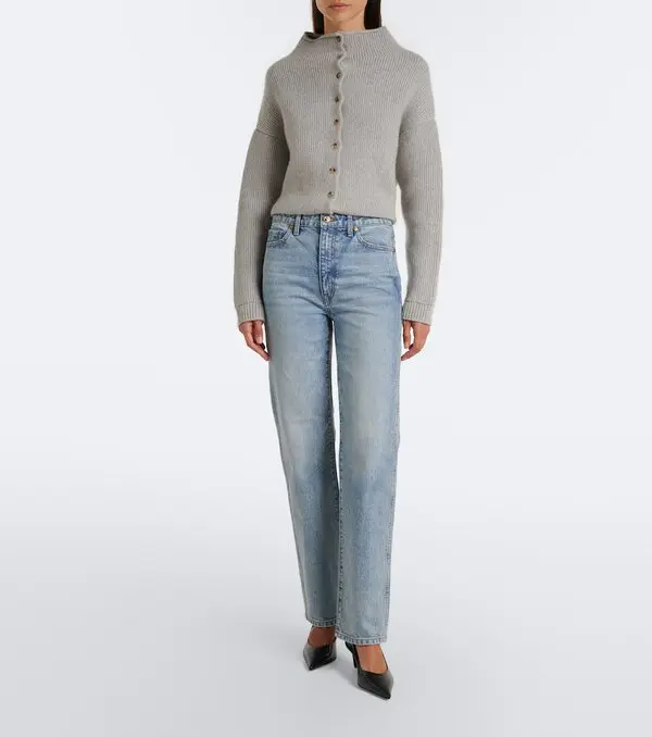 Khaite Abigail High-rise Straight Jeans
