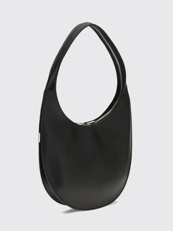 Coperni Swipe Leather Shoulder Bag - Black