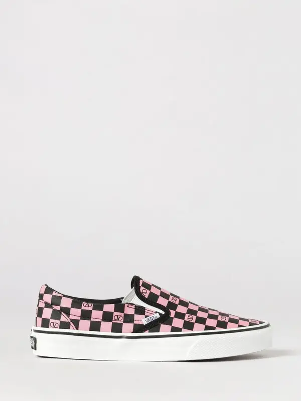 Valentino Garavani X Vans Checked Monogram Canvas Slip-on Sneakers