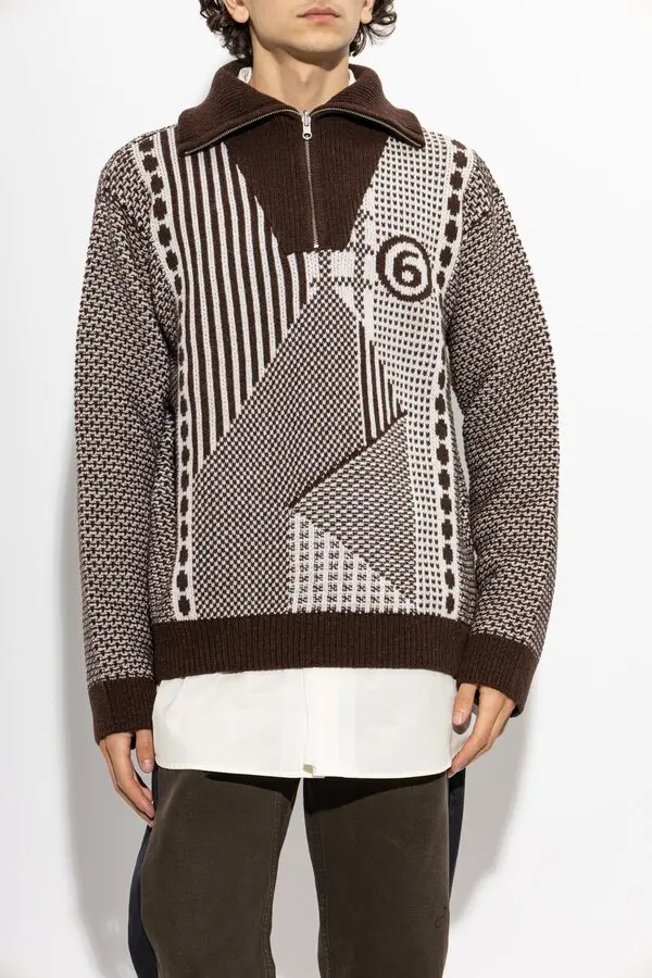 MAISON MARGIELA Sweater With A Stand-up Collar
