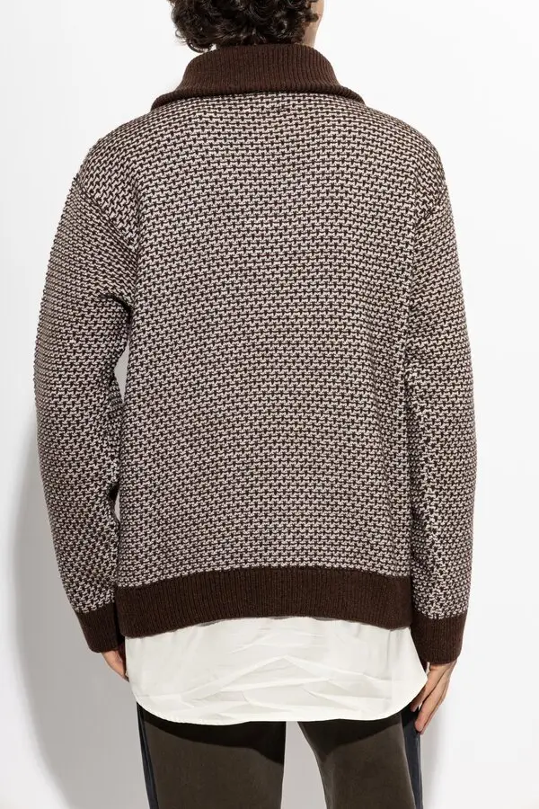 MAISON MARGIELA Sweater With A Stand-up Collar