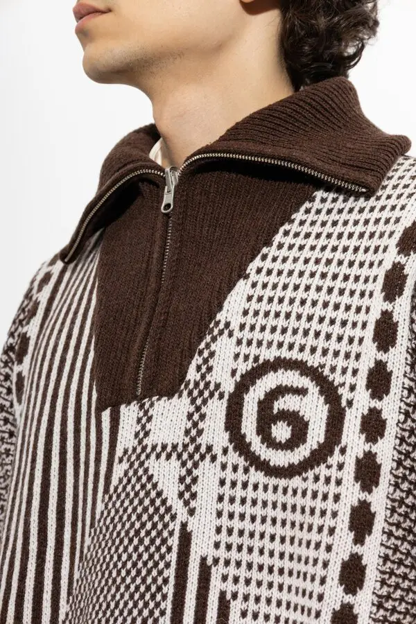 MAISON MARGIELA Sweater With A Stand-up Collar