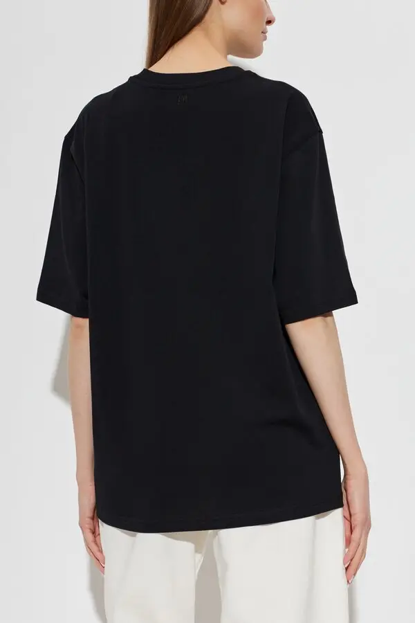 AMI Paris Logo T-shirt - Black