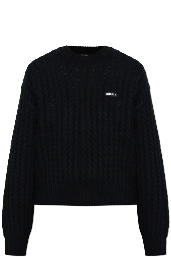 ROTATE BY BIRGER CHRISTENSEN Wool Sweater - Black