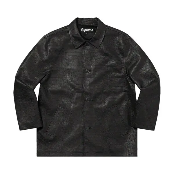 Supreme Faux Croc Car Coat