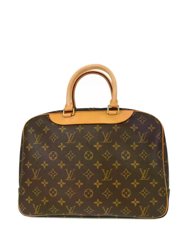 LOUIS VUITTON Monogram Deauville Tote Bag - Brown
