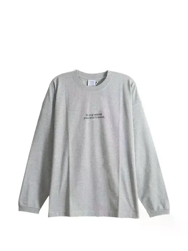 Vetements Slogan-print Long-sleeve T-shirt