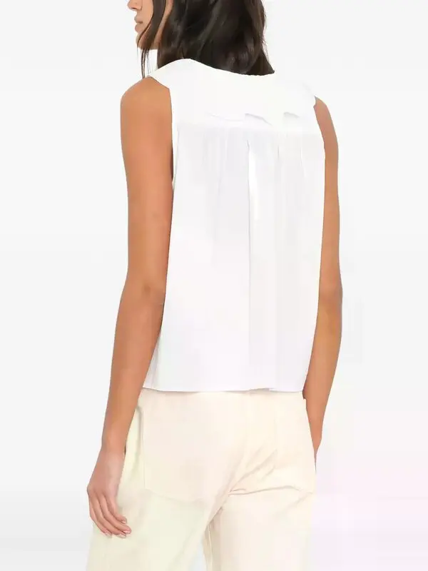 Xirena Casara Ruffled Sleeveless Blouse