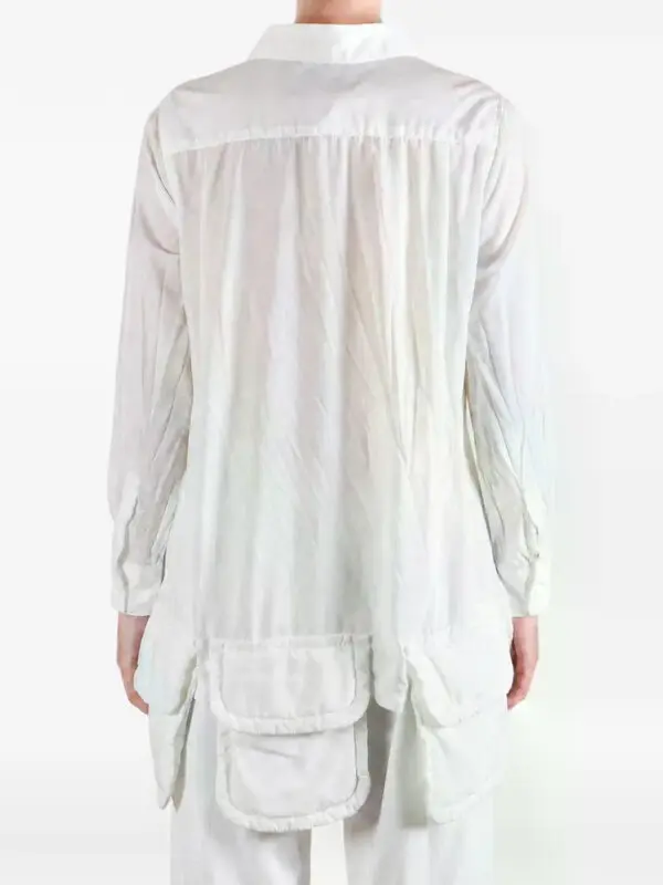 Comme Des Garçons Multi Padded-pocket Round-collar Shirt