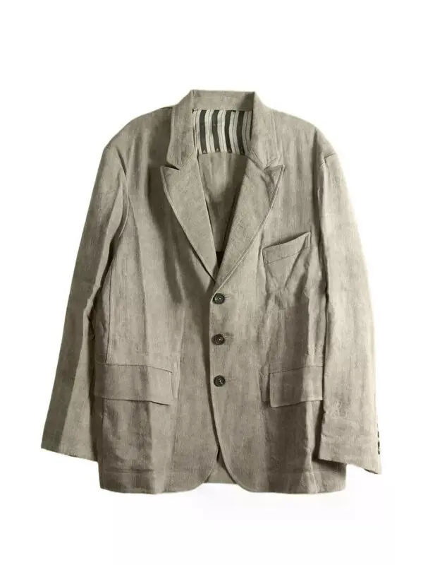 ZIGGY CHEN Notched-lapels Single-breasted Blazer
