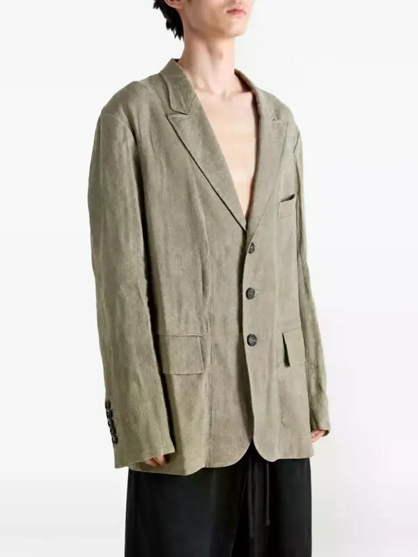 ZIGGY CHEN Notched-lapels Single-breasted Blazer
