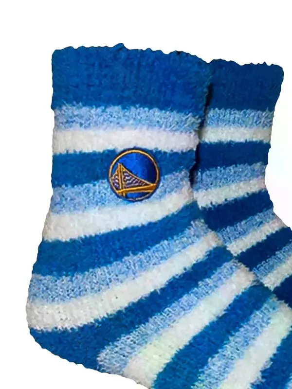 Stance Nba Golden State Warriors Fuzzy Steps Socks