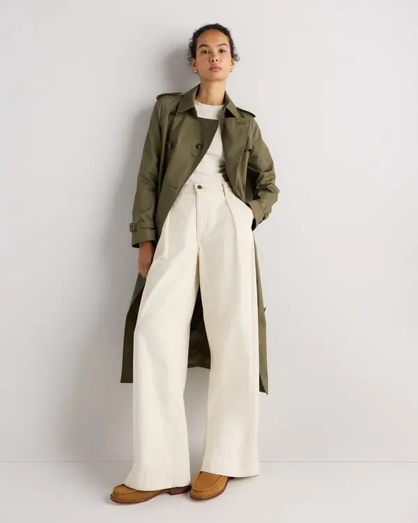 Quince Italian Leather Venetian Loafer - Camel