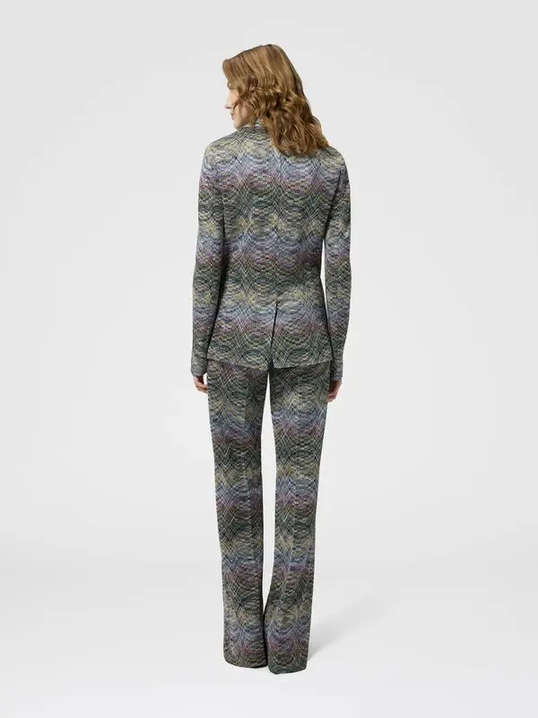 Missoni Tailored Space-dye Viscose Lamé Trousers