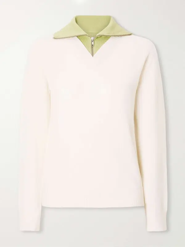 MAISON MARGIELA Ribbed Wool-blend Sweater