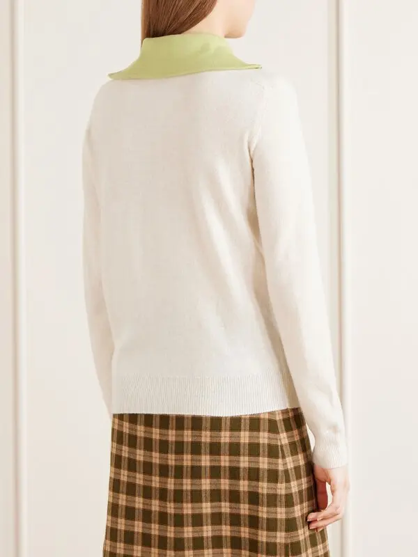 MAISON MARGIELA Ribbed Wool-blend Sweater - Green