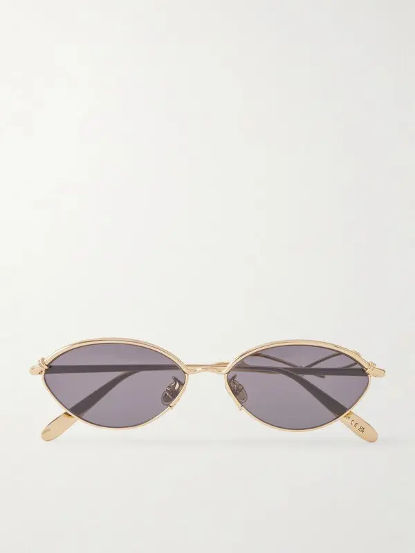 Dior Rounded-shaped Metal Sunglasses