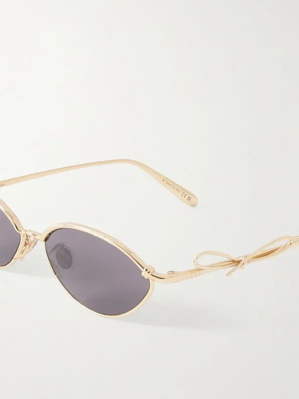 Dior Rounded-shaped Metal Sunglasses