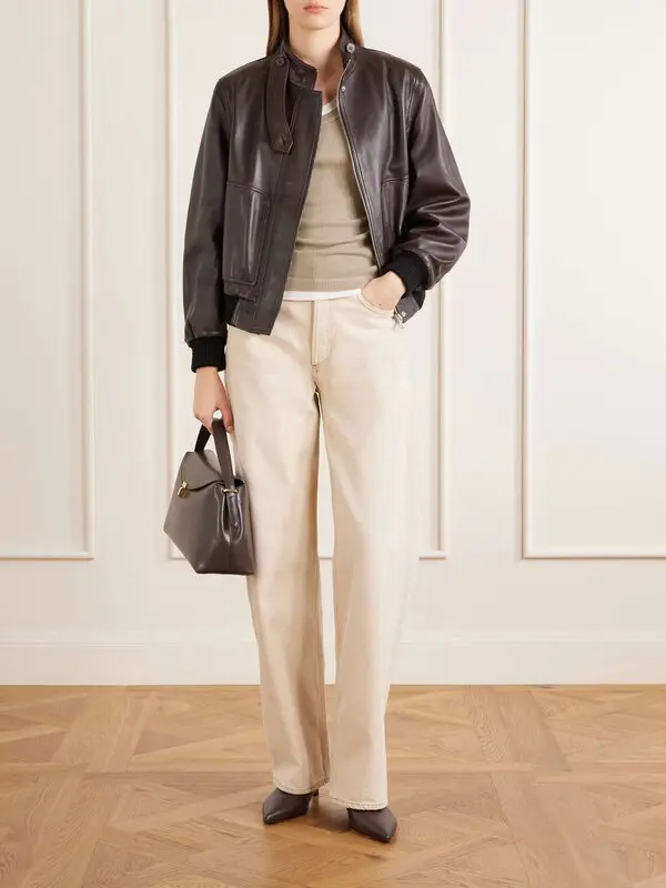AGOLDE Arc Mid-waist Wide-leg Jeans