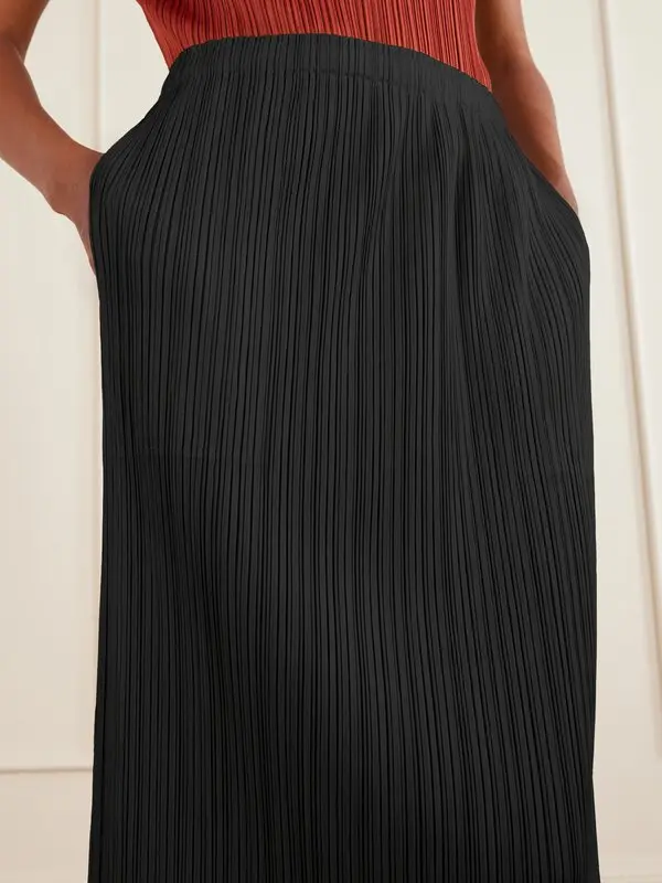 Issey Miyake Plissé Midi Skirt