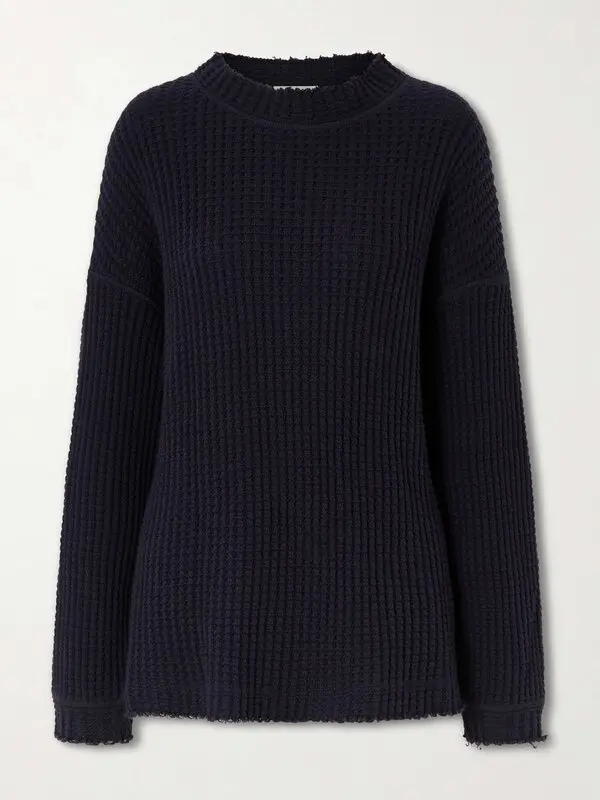 Khaite Dylan Knitted Cotton Sweatshirt