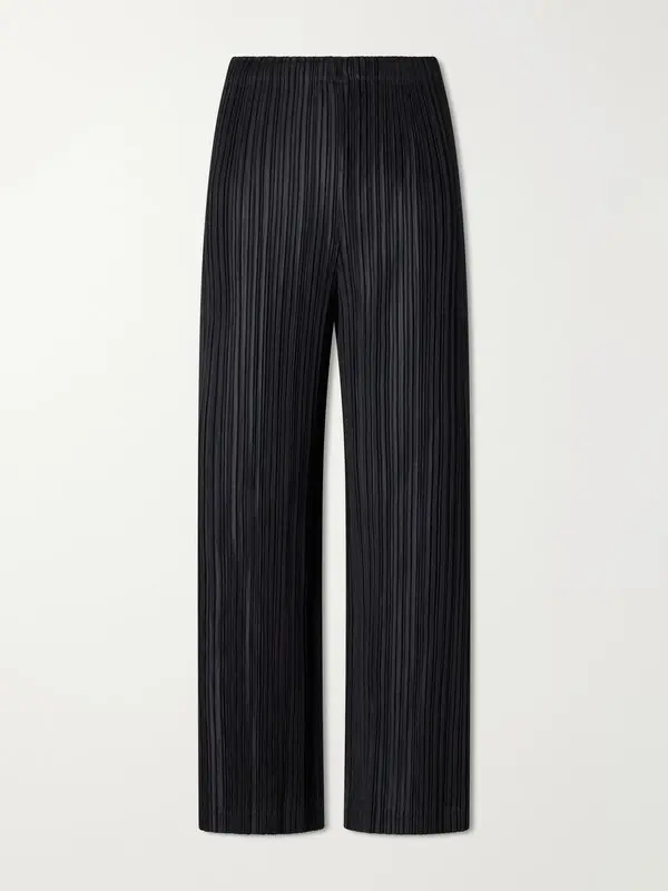 PLEATS PLEASE Issey Miyake Plissé Wide-leg Trousers