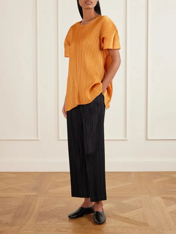 PLEATS PLEASE Issey Miyake Plissé Wide-leg Trousers