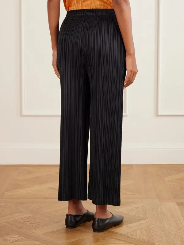 PLEATS PLEASE Issey Miyake Plissé Wide-leg Trousers