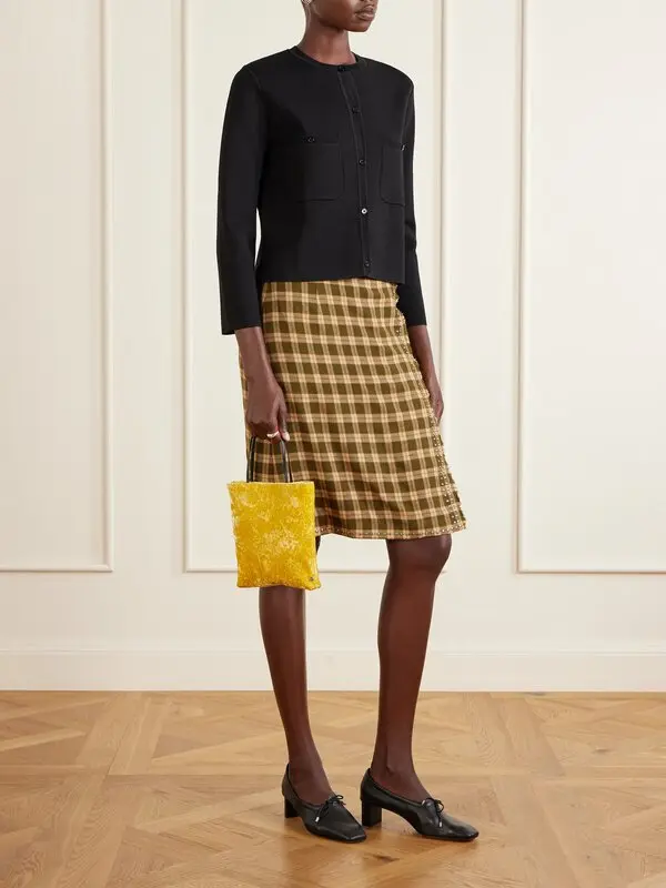 VALESQUE Thea Crushed-velvet Tote