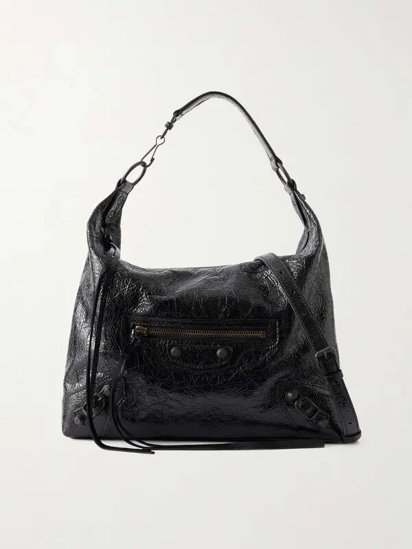 Balenciaga Le City Small Leather Shoulder Bag
