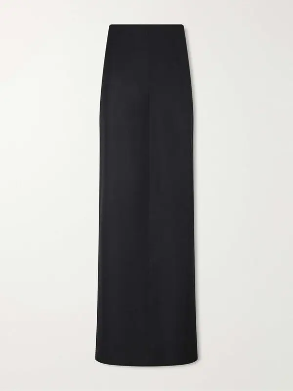 MAISON MARGIELA Wool Maxi Skirt - Black