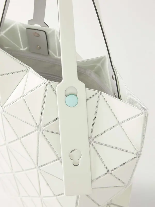 Issey Miyake Platinum Rubber Tote