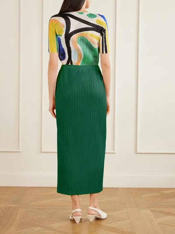 Issey Miyake Midi Skirt