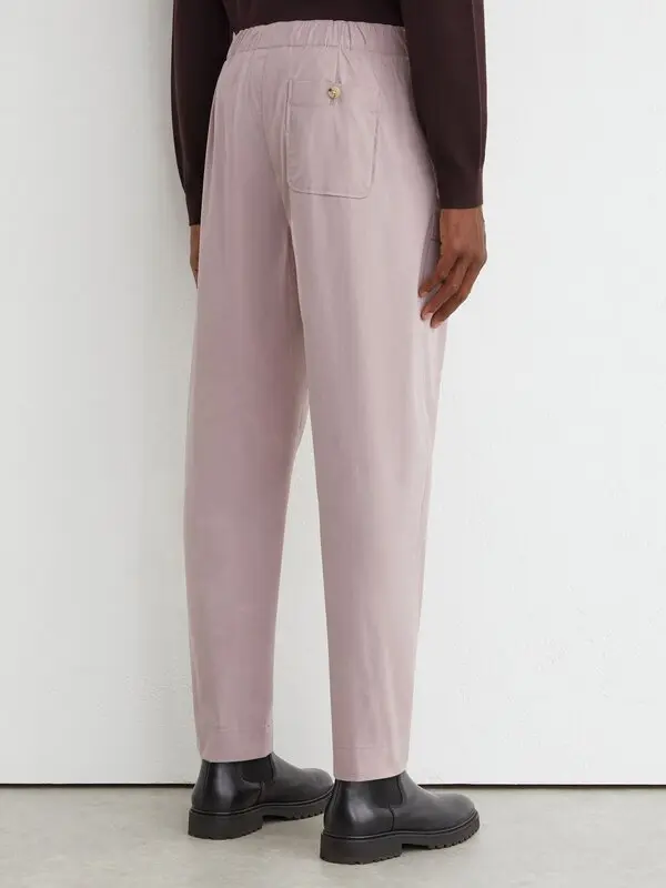 REISS Lightweight Tapered Trousers - Pink