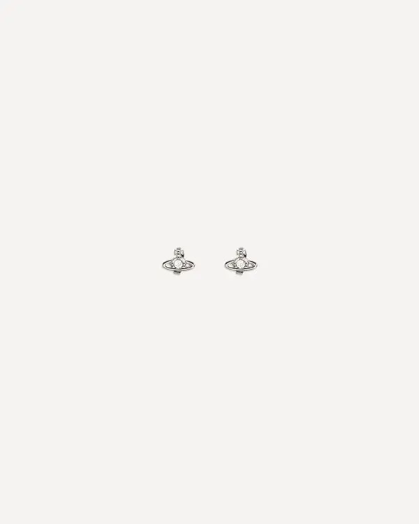 VIVIENNE WESTWOOD Nano Solitaire Saturn Orb Stud Earrings