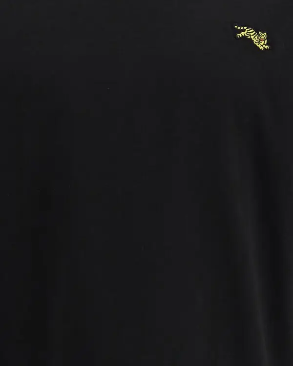 Kenzo Juping Tiger Ebroidered Cotton T-shirt Ale